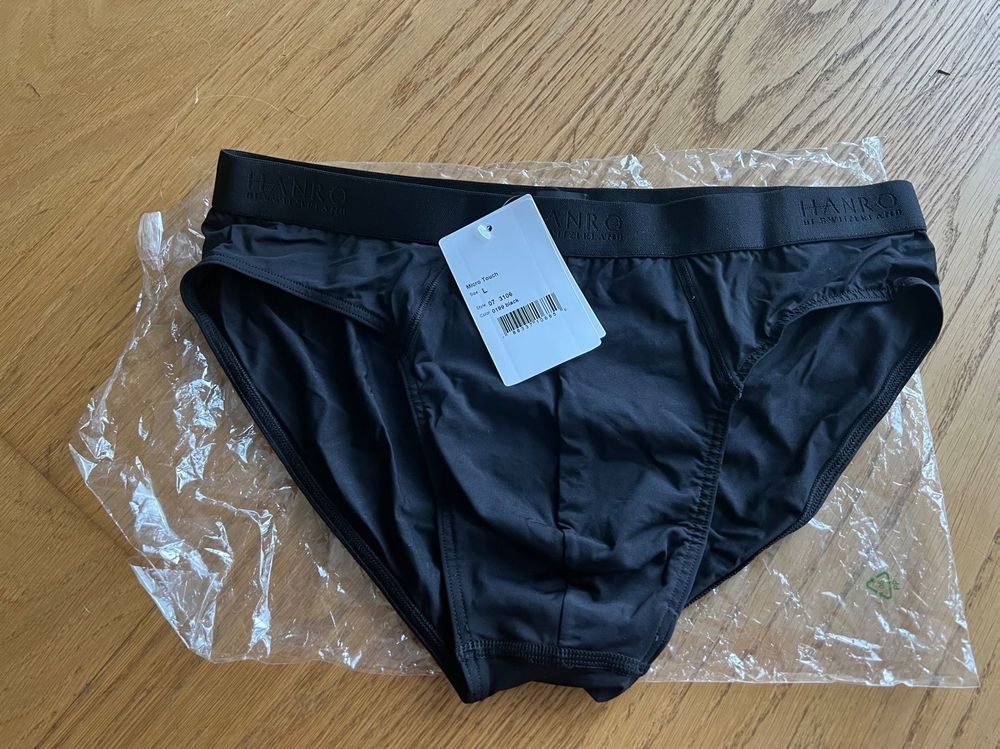 HANRO Micro Touch Slip Black Gr L (2018) (Neu und originalverpackt) in ...