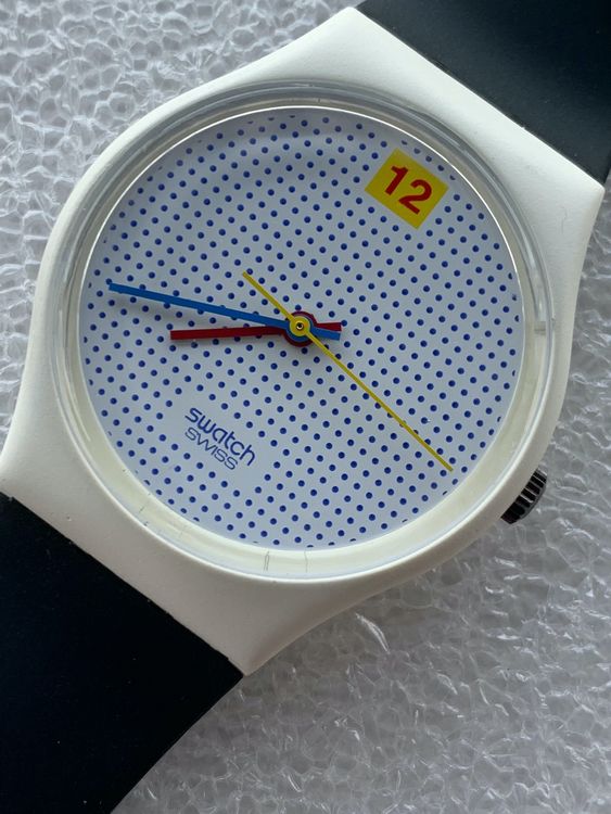 SWATCH*GW104*DOTTED SWISS *Gent*UNISEX*NEU UNGETRAGEN* 1985 | Kaufen ...