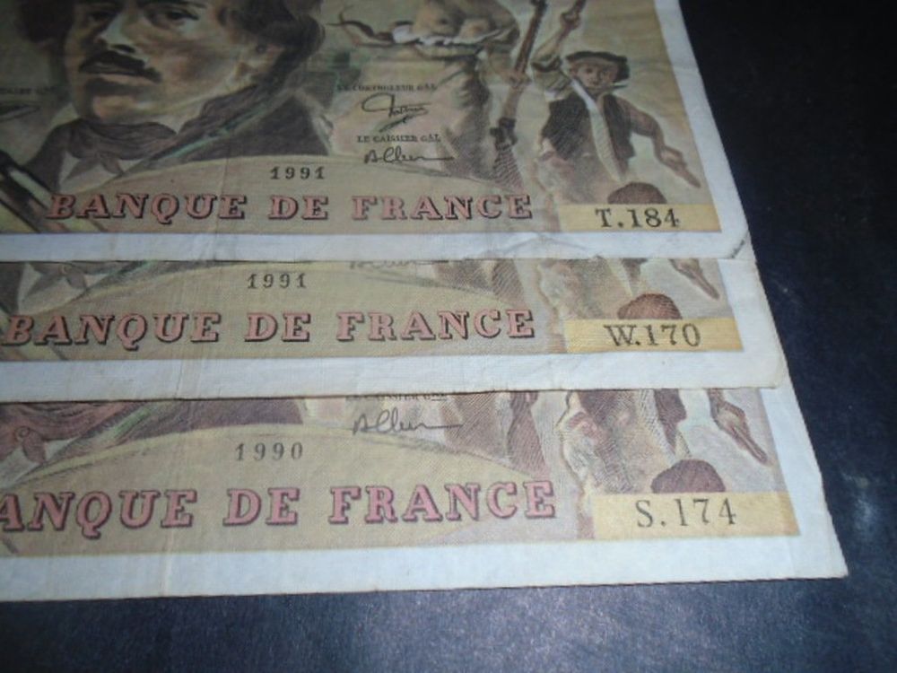 FRANCE, P 154e, 100 francs, 1990 1991, erreur chronologique (Gebraucht ...