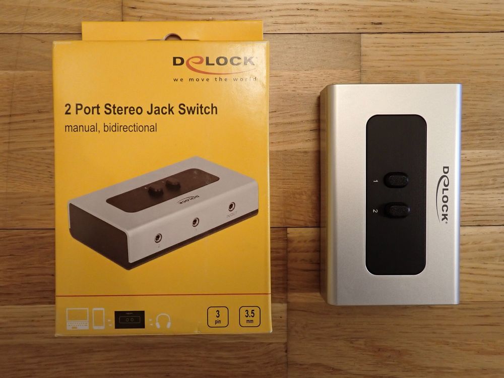 2 Port Stereo Jack Switch Delock (Gebraucht) in für CHF 1 – mit ...