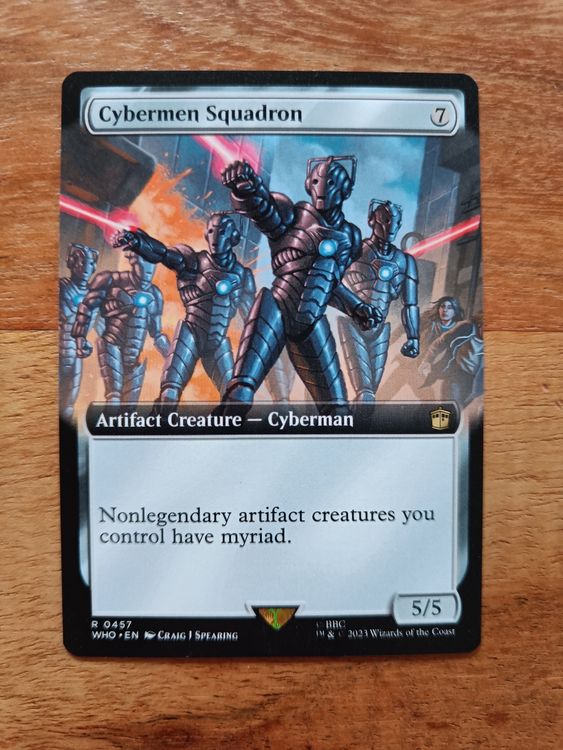 Cyberman Squadron Extended 0457 Dr Who (Neu (gemäss Beschreibung)) in ...