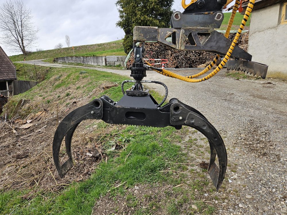 Holzgreifer mit Galgen für Bagger SW03/MS03 Lehnhoff (Gebraucht) in ...