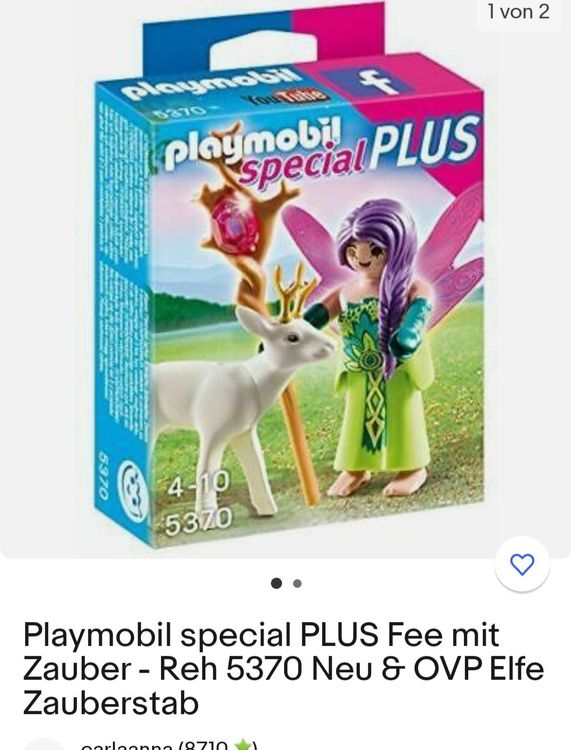 Playmobil Fee mit Zauber-Reh 5370 (Gebraucht) in Gossau SG für CHF 3 ...
