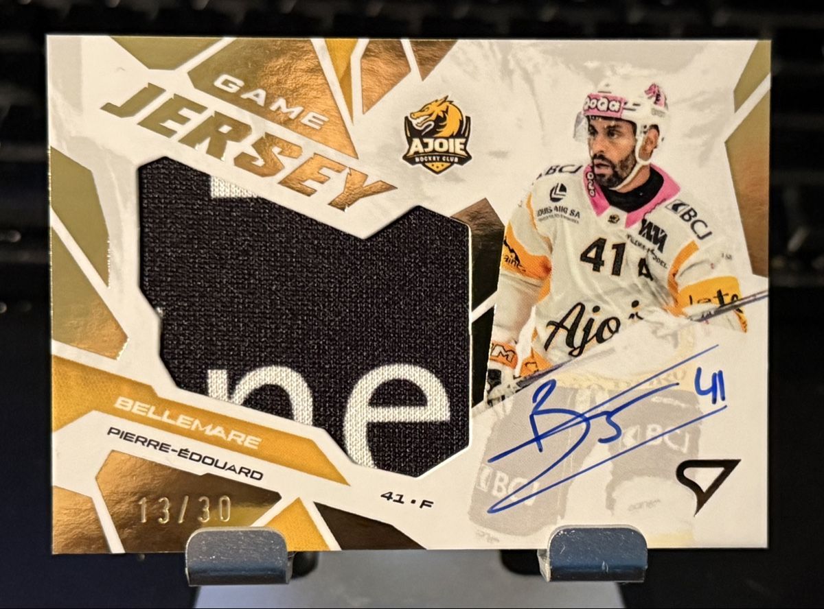 Pierre-Édouard Bellemare 13/30 Game Jersey Auto (Neu (gemäss ...