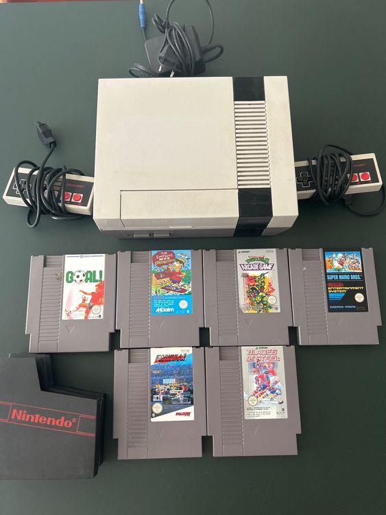 Nintendo NES (2 Controller + 6 Spiele) | Kaufen auf Ricardo