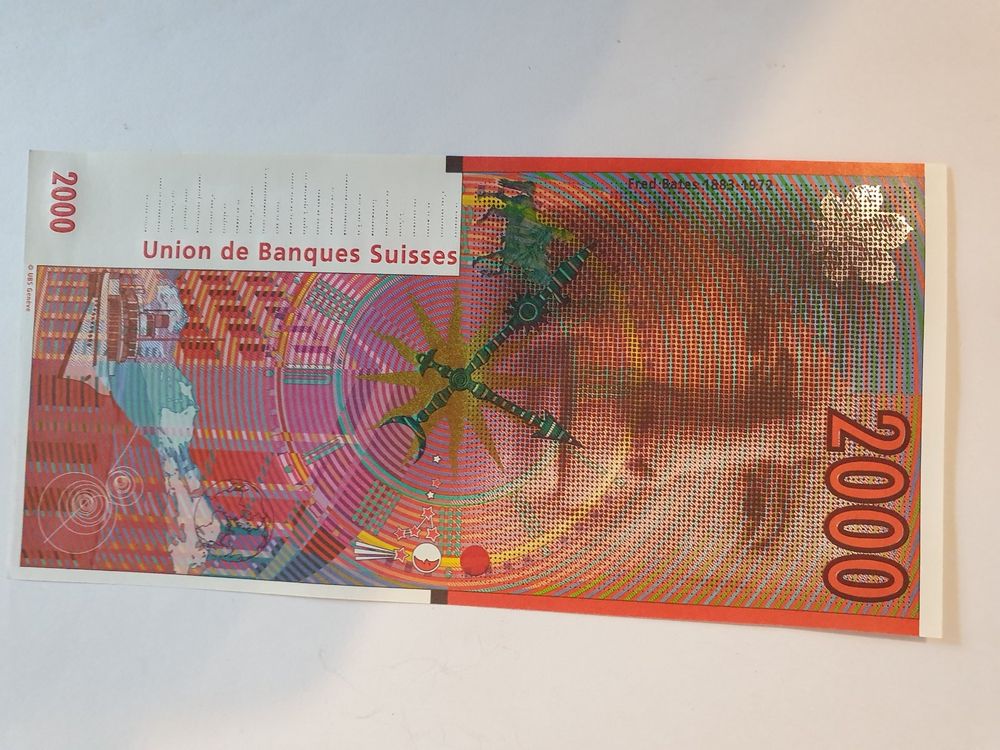 Banknote Testnote 2000 UBS (Neu und originalverpackt) in Russikon für ...