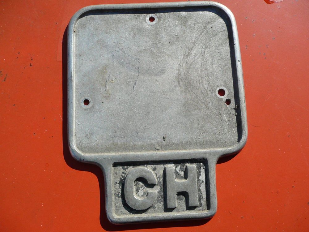 CH SCHILD ALU FÜR OLDTIMER WIE VESPA | Kaufen auf Ricardo