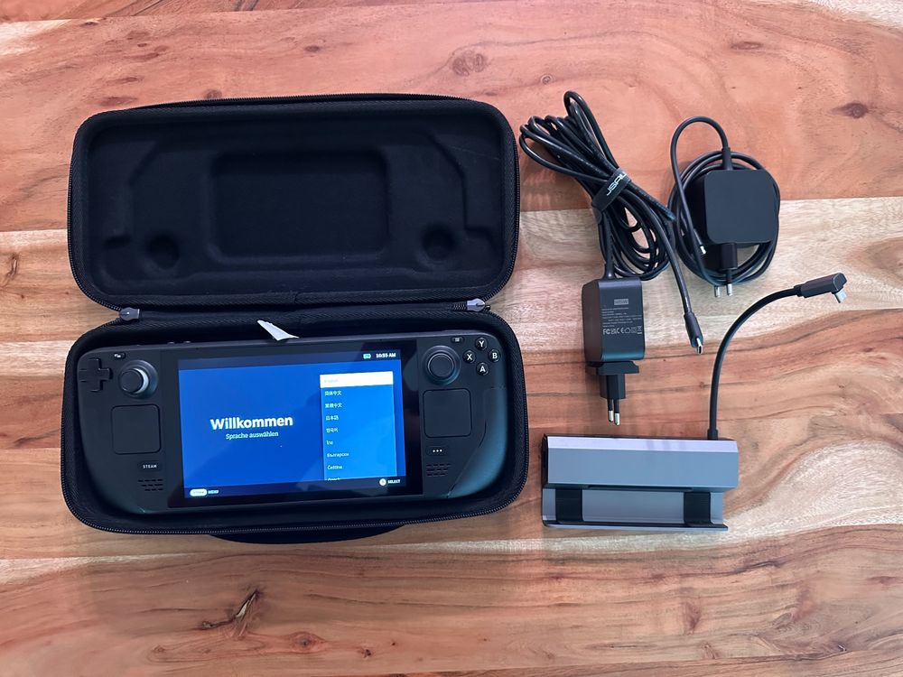 Steam Deck 256 GB + 512 GB SD + JSAUX Dock (Gebraucht) in Liestal für ...