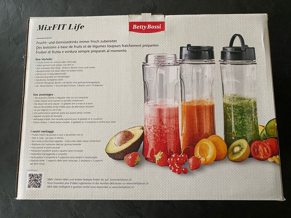 Mix fit life Mixer von Betty Bossi (Neu und originalverpackt) in ...