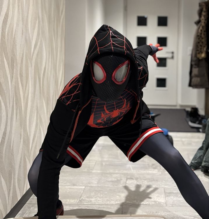 Spiderman Miles Morales Spinn Maske Cosplay Marvel Comics (Neu (gemäss ...