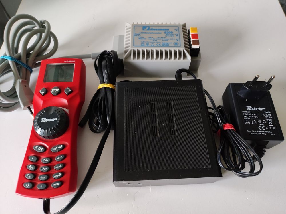 Roco Steuergerät Multimaus mit Zentrale + Netzteil und Trafo (Gebraucht ...