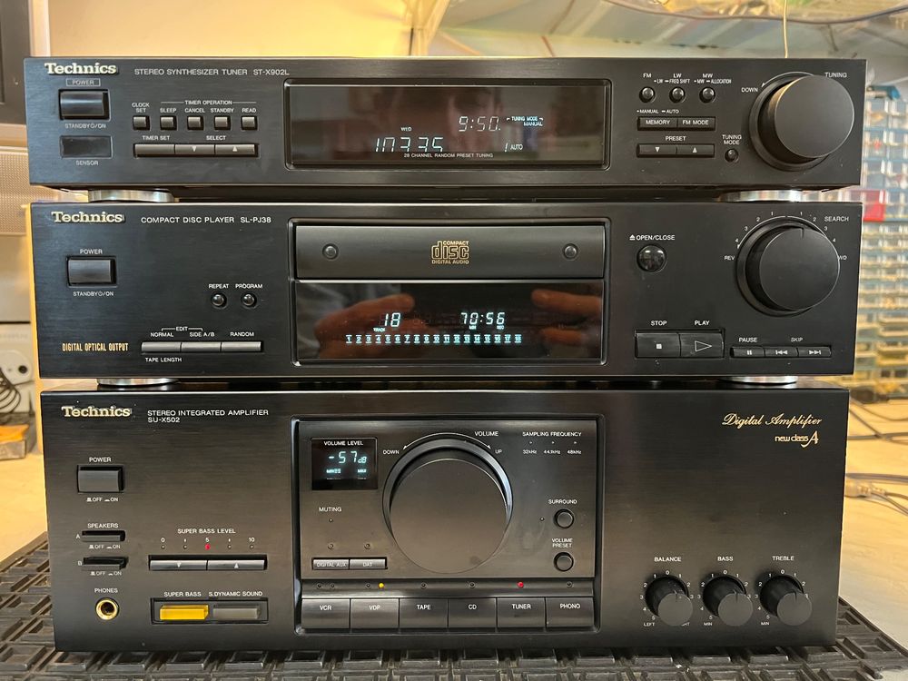 Technics HiFi SU-X502 + SL-PJ38 + ST-X902L en très bon état | Kaufen auf Ricardo