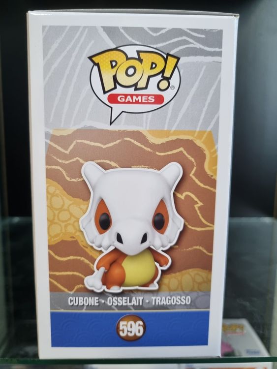 Funko Pop Pokémon #596 - Cubone • Tragosso (Neu und originalverpackt ...