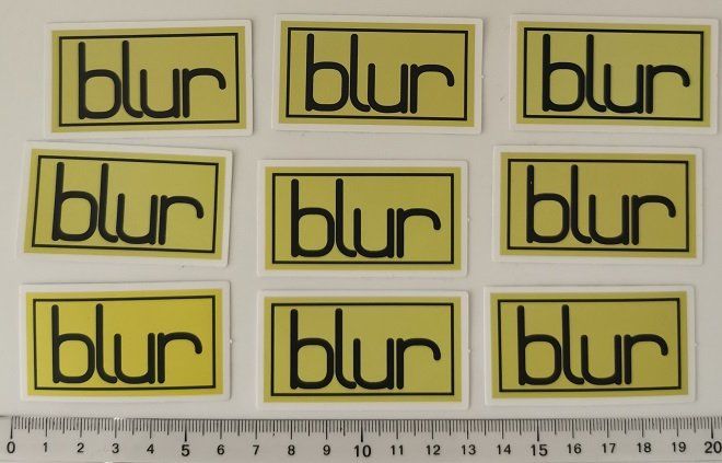 blur - 9 Sticker (Neu (gemäss Beschreibung)) in Wilen b. Wollerau für ...
