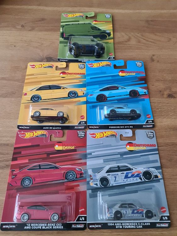 Kompl. Set Hot Wheels Premium Car Cultur Deutschland Design | Acheter ...