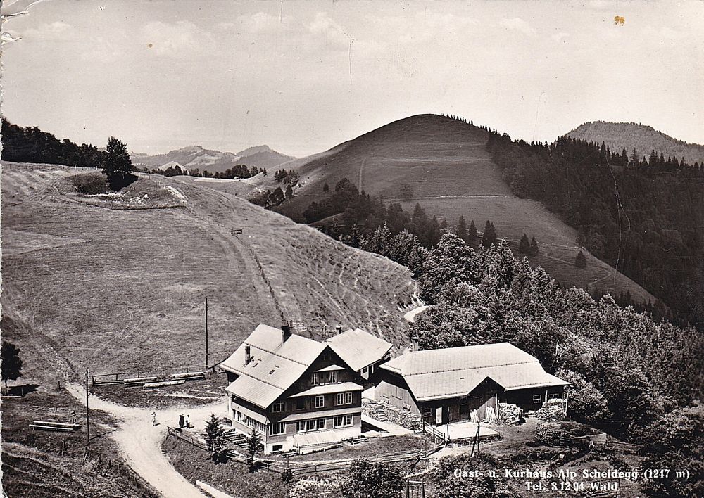 Wald (Zch.) Gast- und Kurhaus Alp Scheidegg. 1247m. | Acheter sur Ricardo