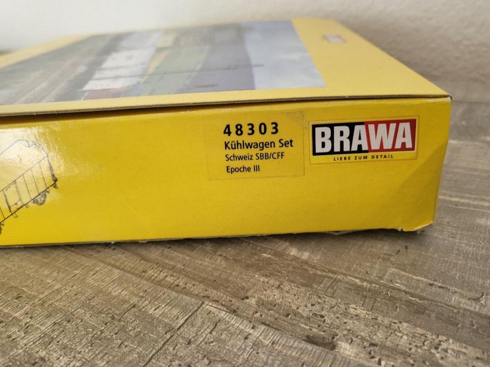 Brawa Leerkarton 48303 Kühlwagen Set SBB, für Spur H0 | Kaufen auf Ricardo