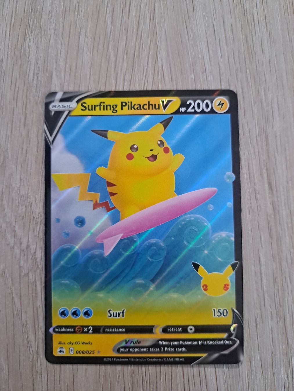Carte Pokémon Surfing Pikachu V - Edition Limitee 🏄‍♂️⚡️ (D'occasion) à ...