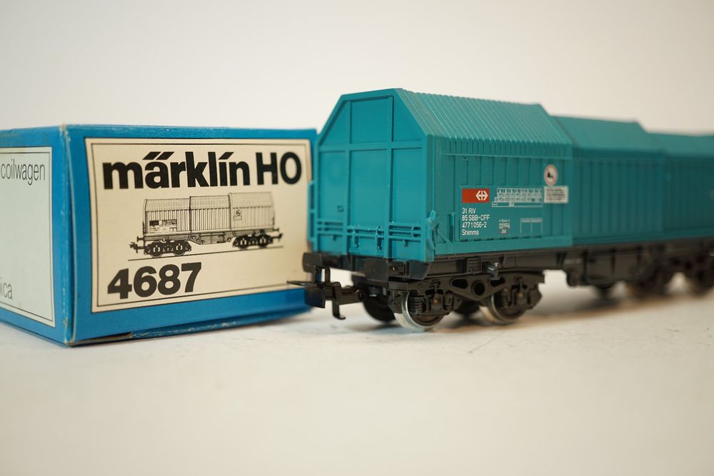 1å Märklin 4687 SBB Güterwagen Shimms blau (Gebraucht) in Uetendorf für ...
