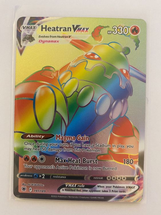 Pokemon Heatran VMax 191/189 Astral Radiance EN (Neu (gemäss ...
