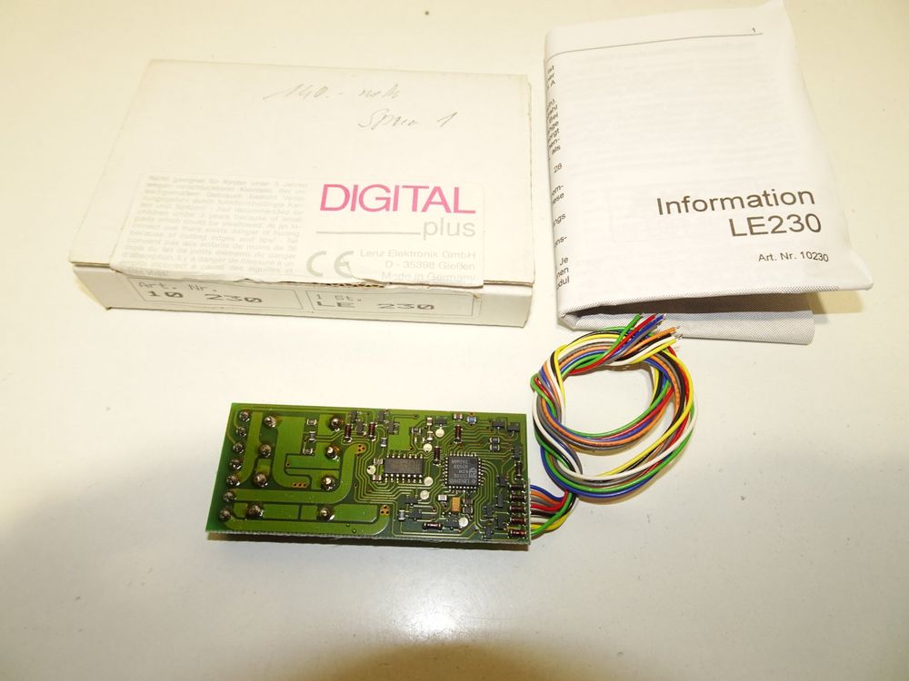 Lenz Digital Plus Decoder LE230 Spur 1 Art. 10 230 (Neu (gemäss Beschreibung)) in Luzern für CHF ...