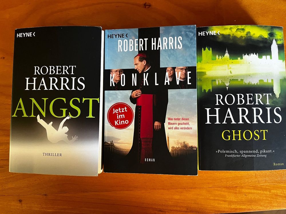 Robert Harris Konklave/Ghost/Angst - 3 Top-Thriller im Set (Gebraucht ...