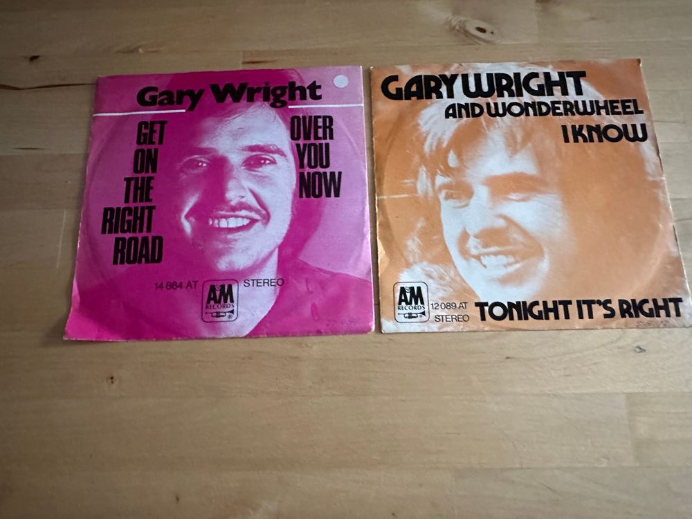 GARY WRIGHT tolle Single Sammlung Kult Top 70's WONDERWHEEL (Gebraucht ...