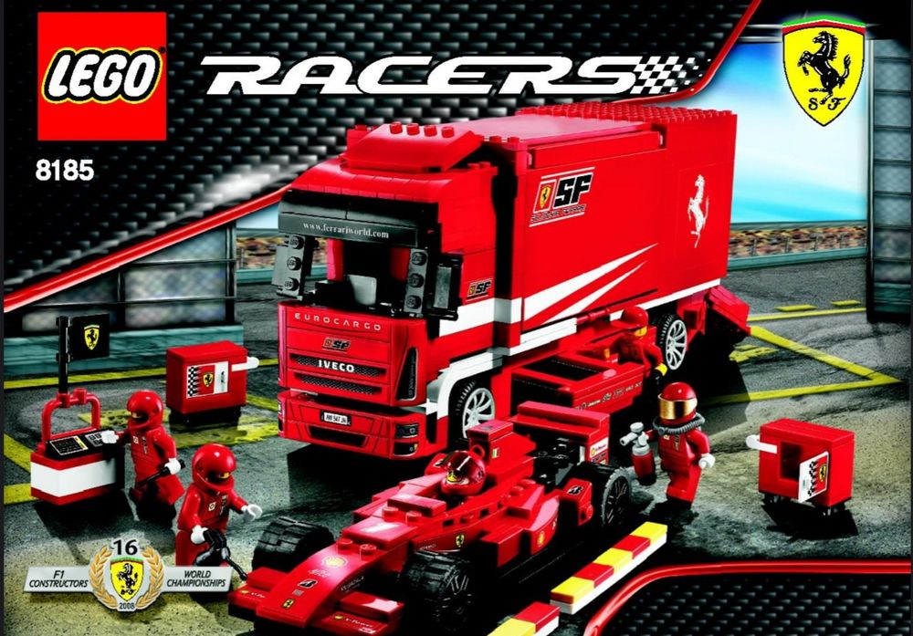 LEGO® Racers Ferrari Truck Formel 1 (8185) (F1) | Kaufen auf Ricardo
