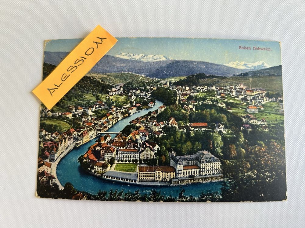 Baden Aargau Farb-Litho 1916 (Gebraucht) in Fanas für CHF 6.8 – mit Lieferung auf Ricardo kaufen