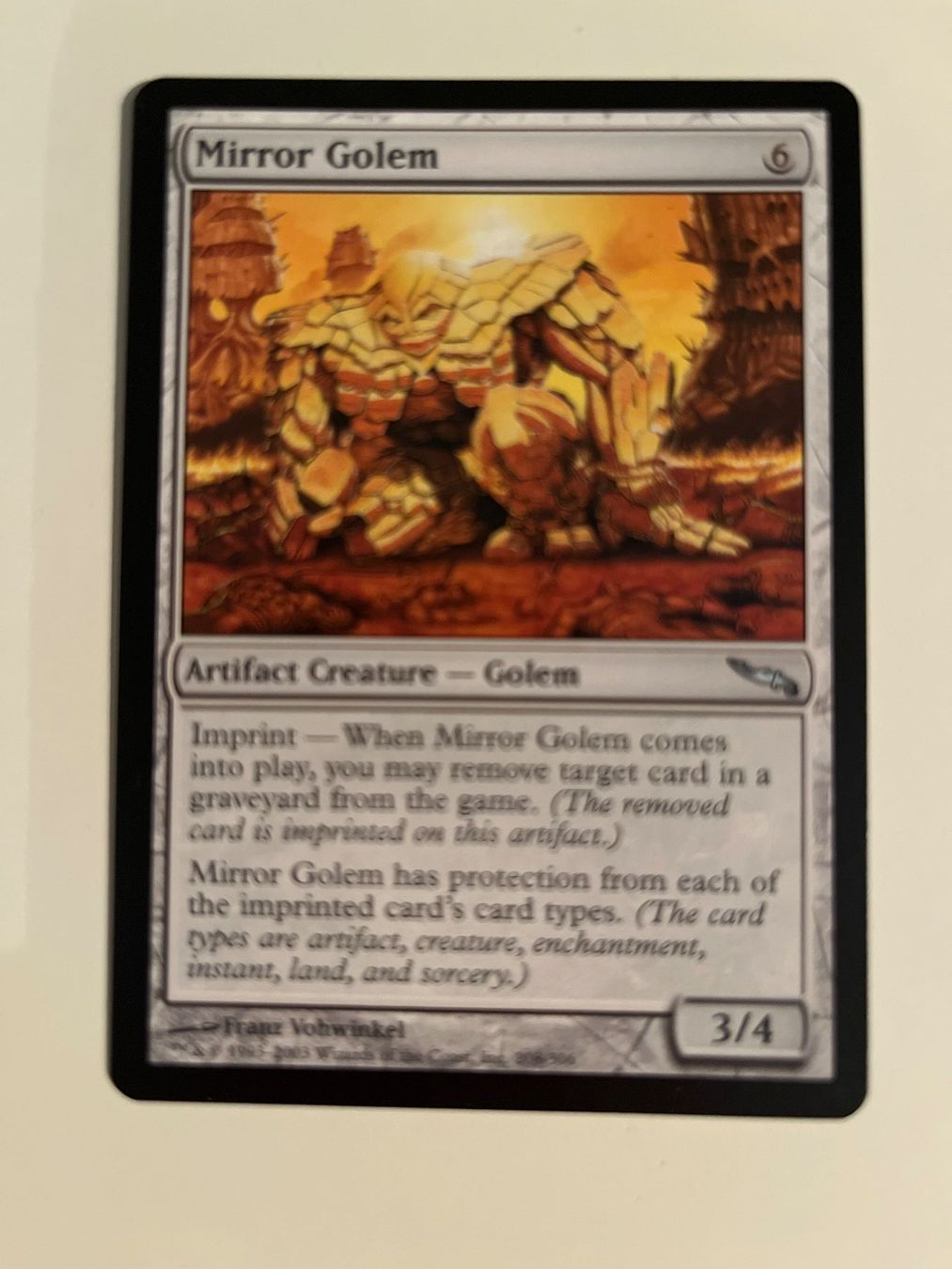 1 x Mirror Golem - Magic: The Gathering - MtG (Gebraucht) in Kriens für ...