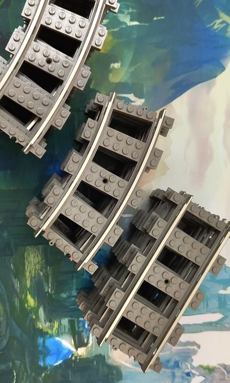 Lego 9V Eisenbahn Schienen Set, 20x Kurven, 10x Gerade (Gebraucht) in Krattigen für CHF 49 – mit ...
