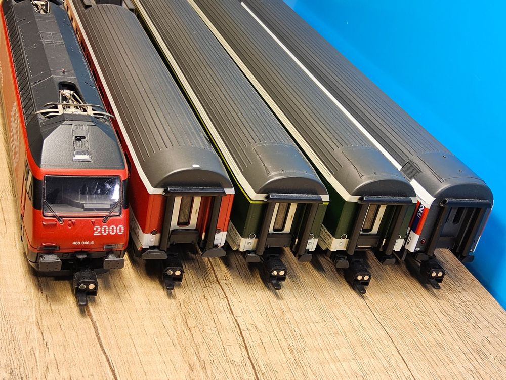 Märklin 5 teiliger SBB Schnellzug mit Polmengo Re460 digital (Gebraucht) in Uerikon für CHF 350 ...