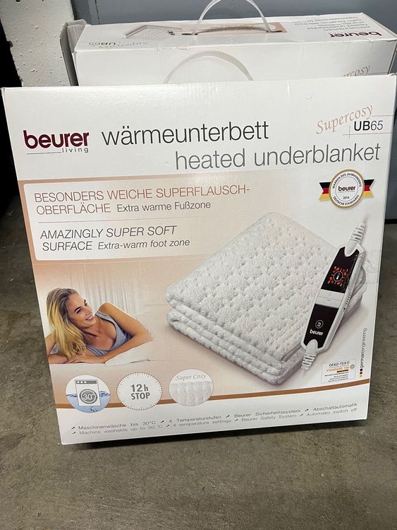 Beurer Wärmeunterbett ub 65 super-cosy (Gebraucht) in Therwil für CHF 25 – mit Lieferung auf ...