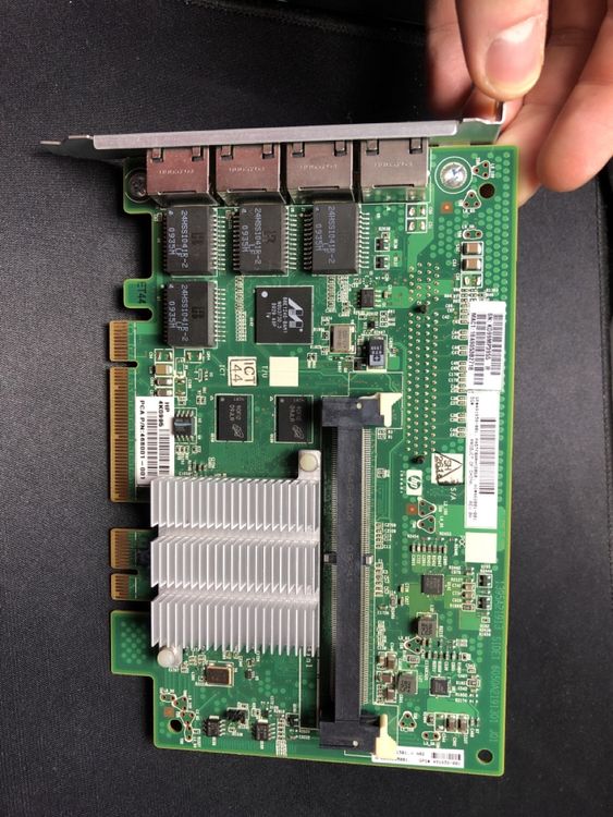 HP Quad Gigabit Ethernet Card NIC NC375i 468001-001 (Gebraucht) in Plan ...