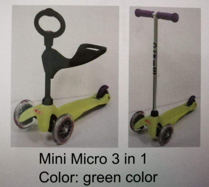 Mini Micro Scooter 3 in 1 (Kickboard) (Gebraucht) in Inwil für CHF 30 – nur Abholung auf Ricardo ...