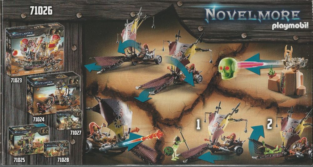 PLAYMOBIL NOVELMORE 71026 SAL' AHARI SANDS DUNA DESERT SPEED (Nuovo e ...