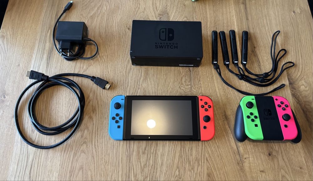Nintendo Switch 1 V2 - Console complète avec accessoires! (D'occasion ...