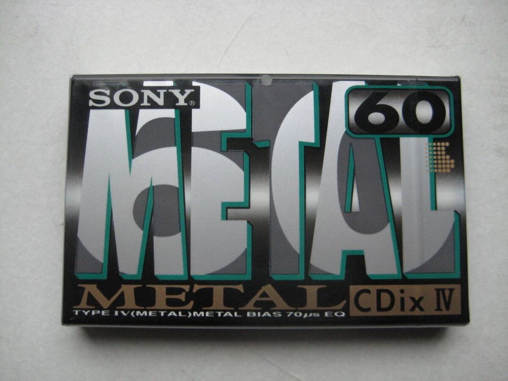 SONY C-60 CD ix Metal Type IV Position sehr selten, Original | Kaufen ...