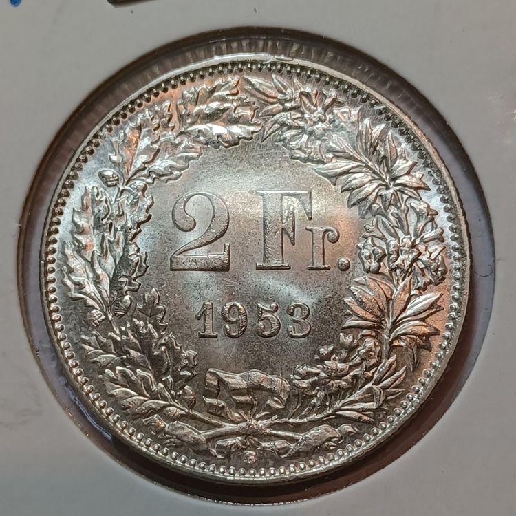 2 Franken 1953 unz-stgl | Kaufen auf Ricardo