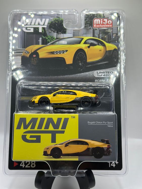 Mini GT Majorette Exclusive Bugatti Chiron Pur Sport (Neu und ...