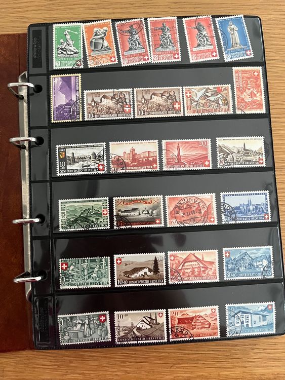 Album mit Pro Patria 1938 bis 1993 Marken und FDC 70er-90er (Gebraucht) in Murgenthal für CHF 20 ...