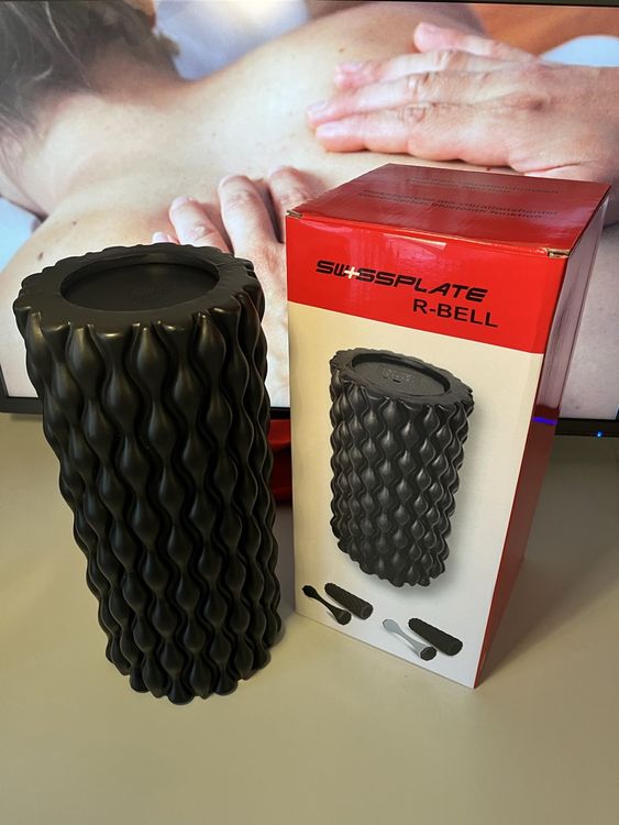 Faszienrolle Massagerolle Vibration Blackroll Black roll (Neu (gemäss ...