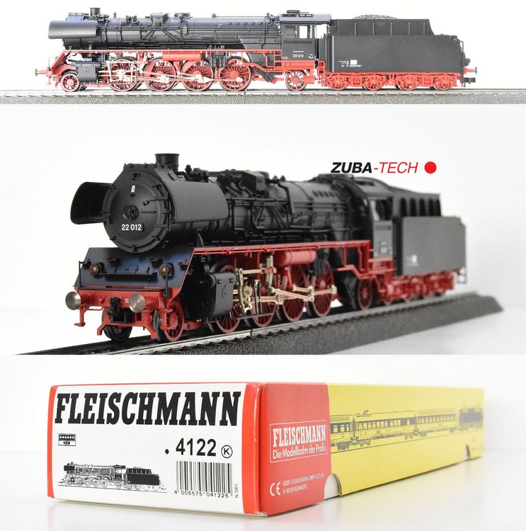 Fleischmann 4122 Dampflok BR 22 DRG H0 GS Analog mit OVP (Neu (gemäss ...