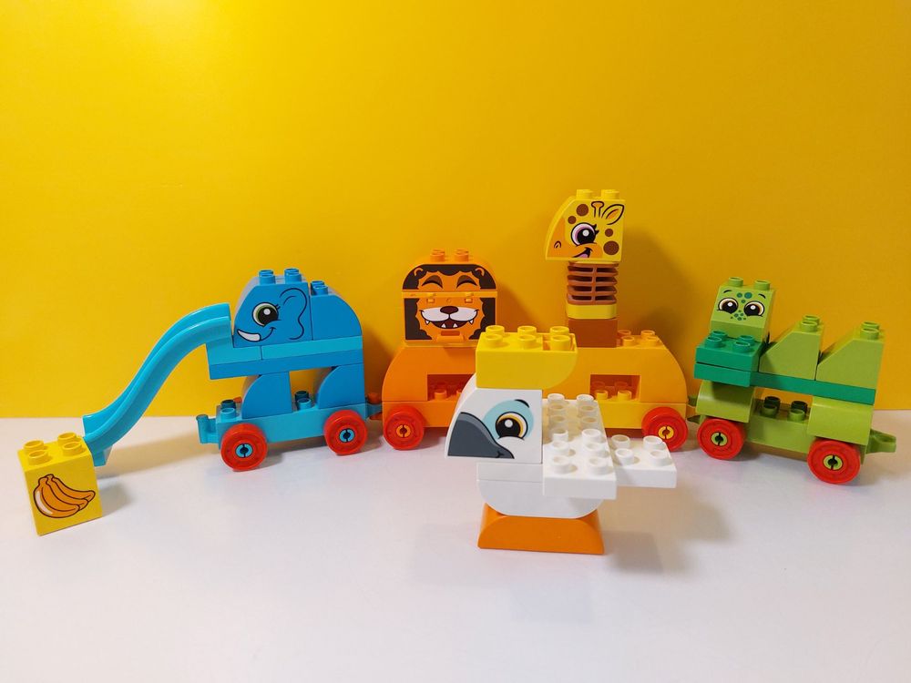 LEGO DUPLO 10863 Steineset mit Ziehtieren - Komplett (Gebraucht) in St ...