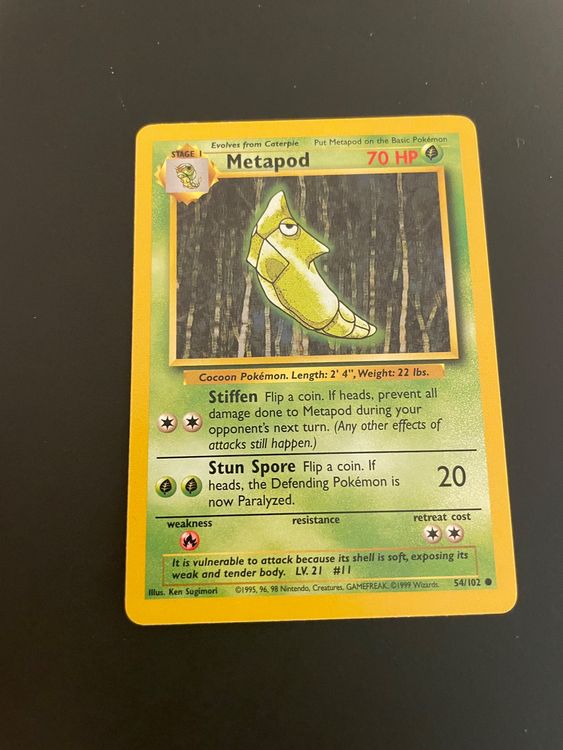 Metapod 54/102 Base Set (Gebraucht) in Zürich für CHF 2 – mit Lieferung ...