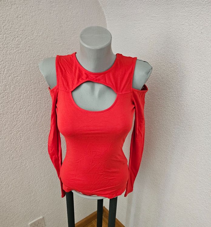 GUESS Damen Shirt, Gr. XS, Farbe: helles Rot (Gebraucht) in Füllinsdorf ...