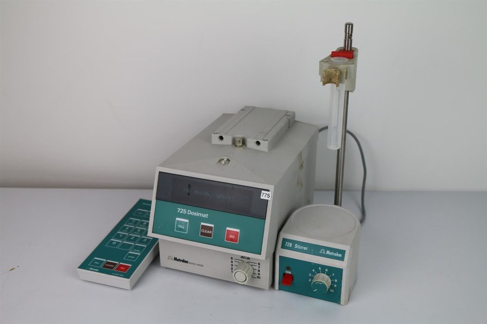 Metrohm Dosimat 725, Rührer und Keyboard | Kaufen auf Ricardo