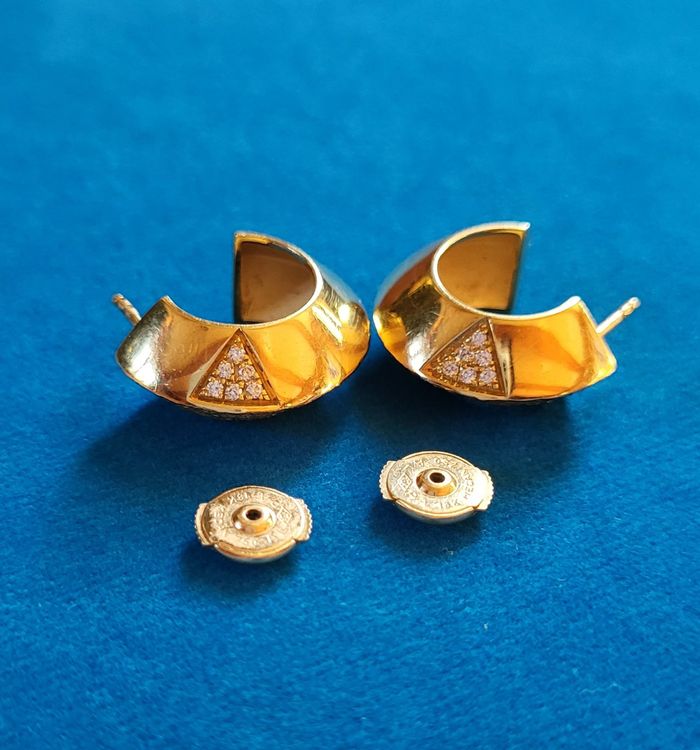 18 Karat 750 Massiv Ohrstecker Mit Diamanten (Gebraucht) in Wald ZH für CHF 1280 – mit Lieferung ...