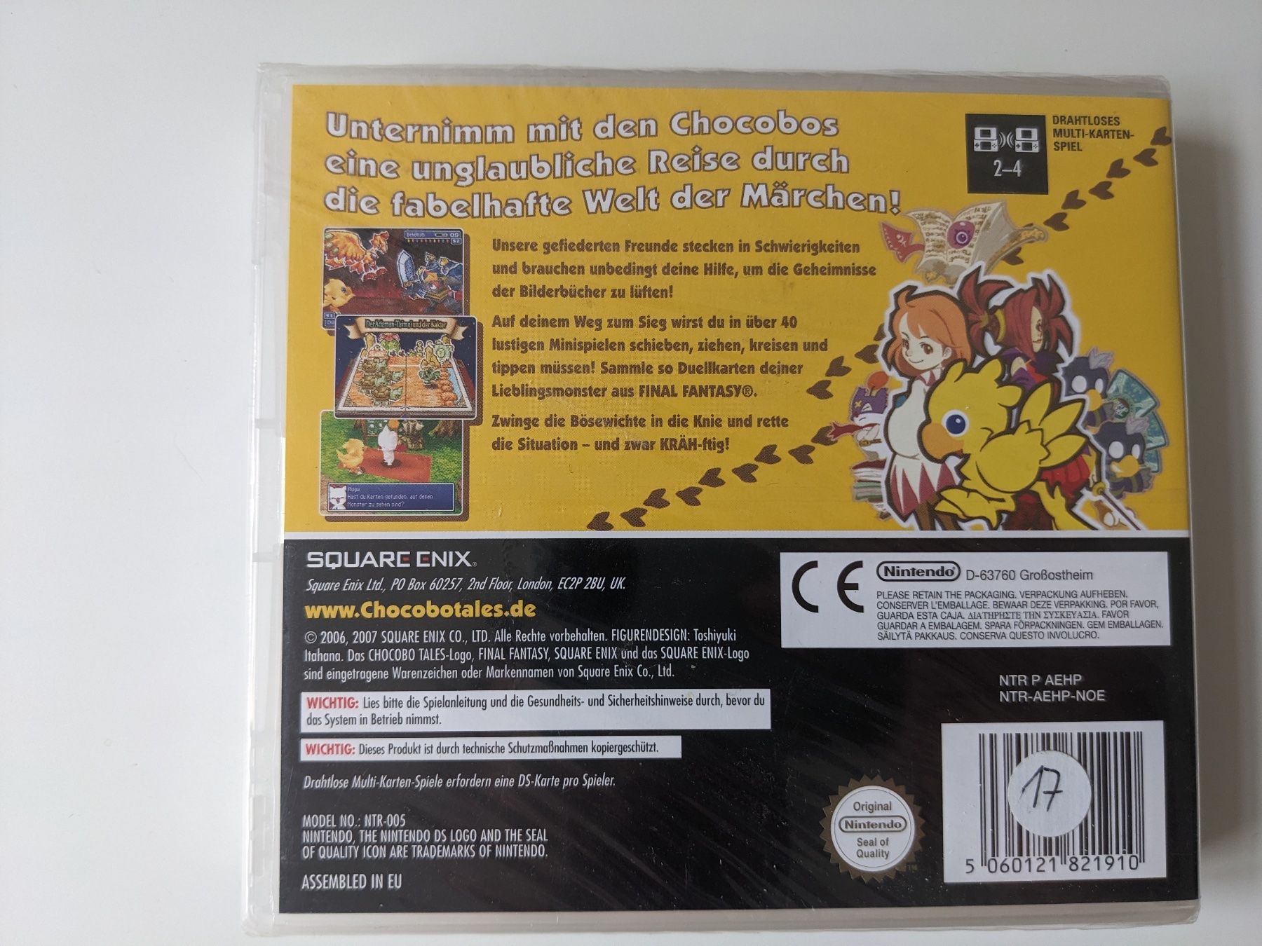 New, sealed Nintendo DS game Final Fantasy Chocobo Tales (Neu und originalverpackt) in Lausanne ...