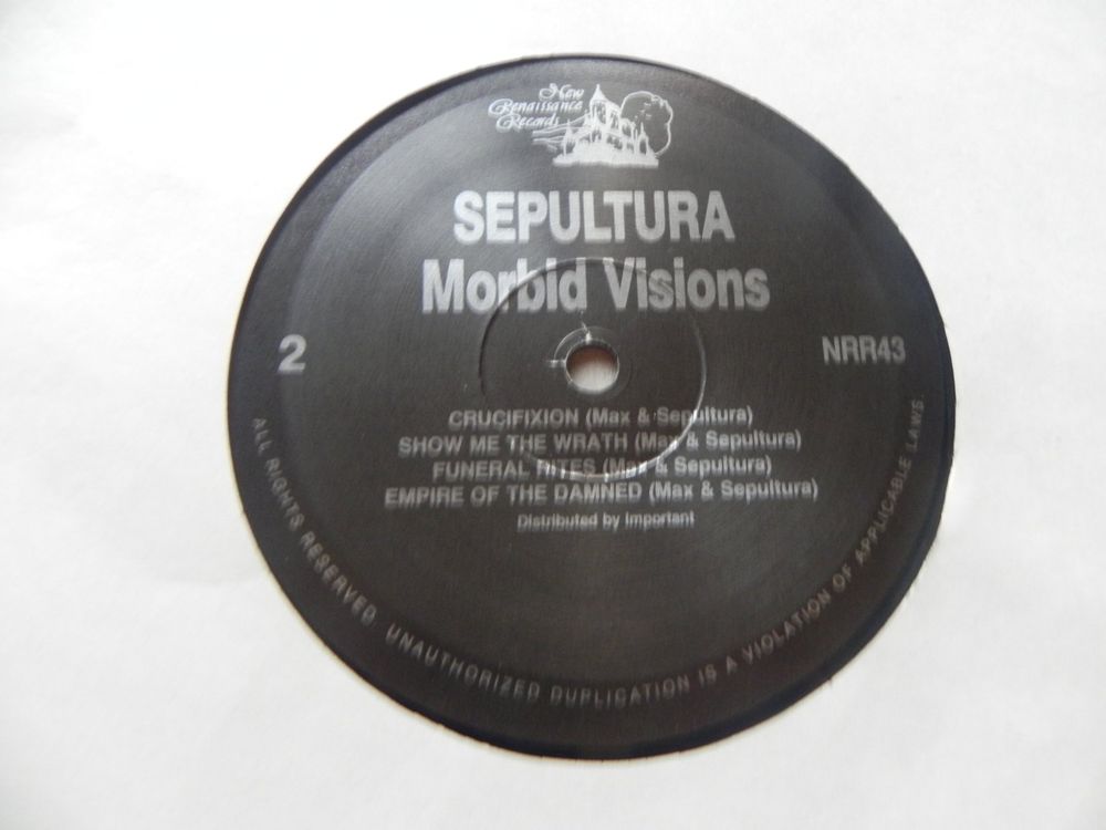 LP Death Thrash Metal Band Sepultura 1987 Morbid Vision | Kaufen auf ...